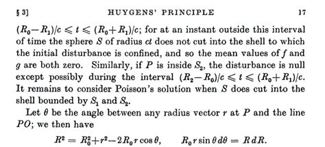 Waves Baker And Copson The Mathematical Theory Of Huygens Principle 1987 Page 17 Physics