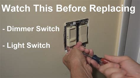 Replacing Light Switch With Dimmer Dimmer Switch Settings
