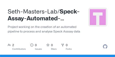 Github Seth Masters Labspeck Assay Automated Workflow Project Working On The Creation Of An