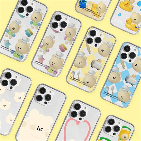 빠른배송 귀여운 곰찌 디자인 투명 젤리 케이스 모음전 심플 아이폰케이스 카드 풀커버 젤리 투명 실리콘 아이폰 11 12