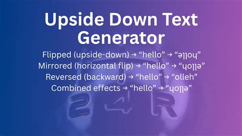1 Upside Down Text Copy Paste Reverse Flip Backward