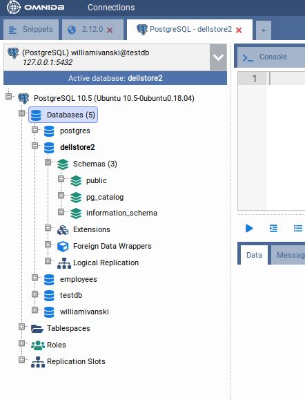 4 managing databases — omnidb 2 15 0 documentation