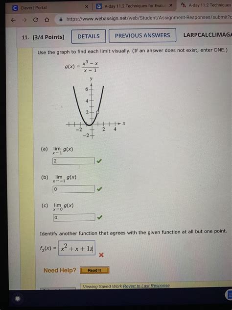 identify another function that agrees with the given function at all but one point r calculators