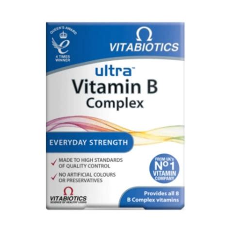 Vitabiotics Ultra Vit B Complex 60 Tablets 5021265244072 Ebay