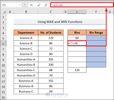 How To Calculate Bin Range In Excel Methods