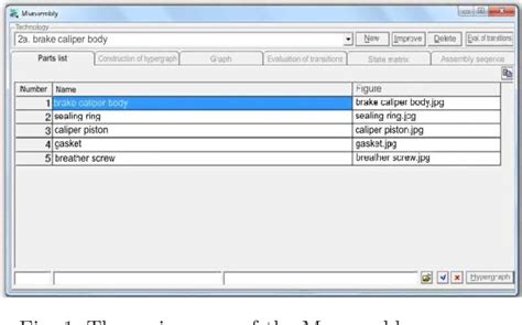 Figure 1 From Computer Aided Assembly Sequence Generation Semantic