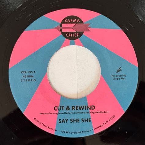 Say She She Cut And Rewind Releases Discogs