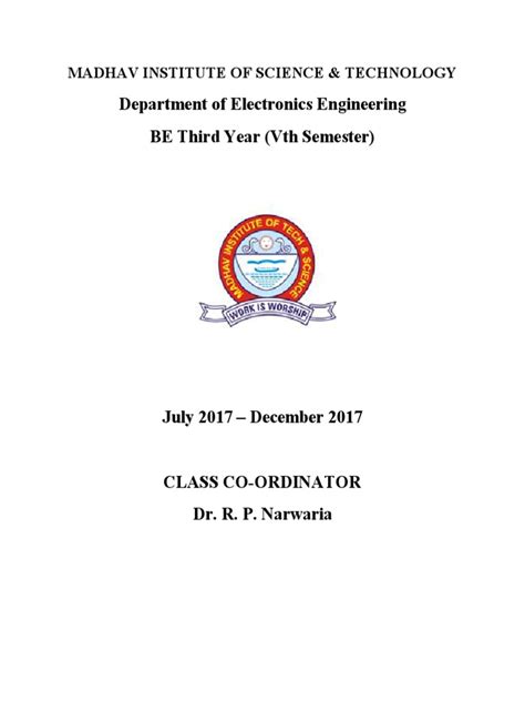 5th Sem Manuals Pdf Science And Technology Computing