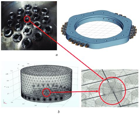Real Sensor а And Finite Element Model B Red Circles Surround Download Scientific Diagram