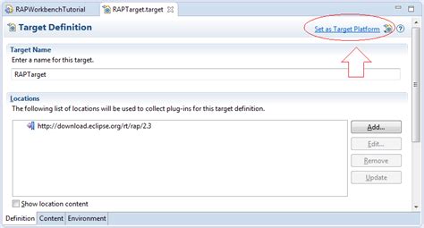 Eclipse Rap Tutorial For Beginners Workbench Application Old