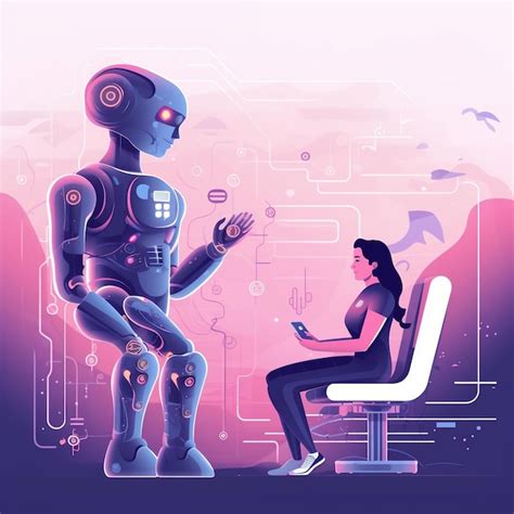 Premium Ai Image Futuristic Technology Human Interaction With Robotic Ai Generative Ai