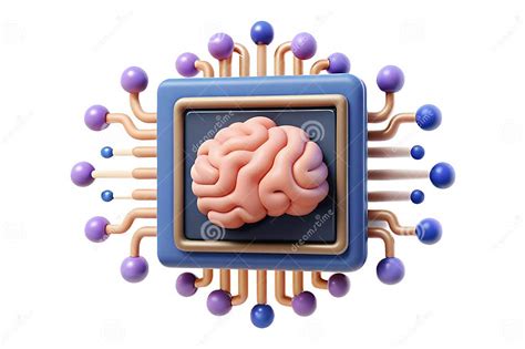 Ai Driven Digital Brain Frame Concept As A Minimalistic Border Frame With Brainwave And