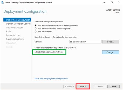 Adding A Secondary Active Directory Domain Controller On Windows Server