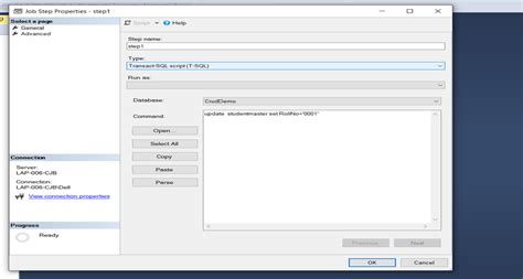 Schedule A Job Using SQL Server Management Studio Athen