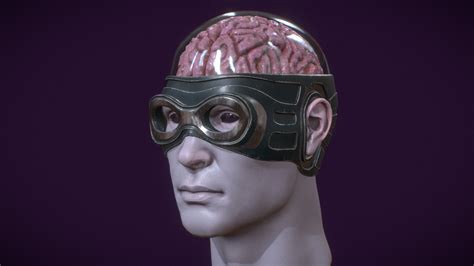 Sci Fi Head 3d Model By Senseimitz [71f29ad] Sketchfab