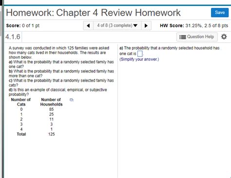 Solved Homework Chapter 4 Review Homework Save Score 0 Of