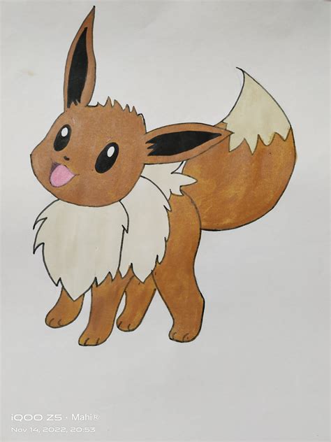 How To Draw A Eevee Step By Step