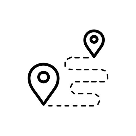 Route Vector Icon 15197834 Vector Art At Vecteezy