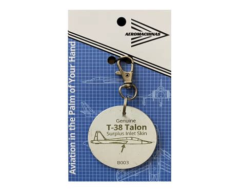 Military Surplus T 38 Engine Panel Skin Keychain Etsy