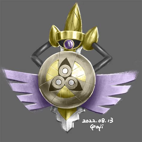 Yajishin30 Aegislash Nintendo Pokemon Commentary Request Highres