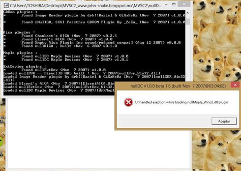 Ayudaerror Unhandled Exeption While Loading Nullmaplewin32dll Resuelto