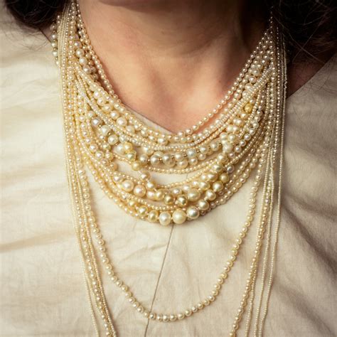 Vintage And Antique Pearl Necklaces Fetheray