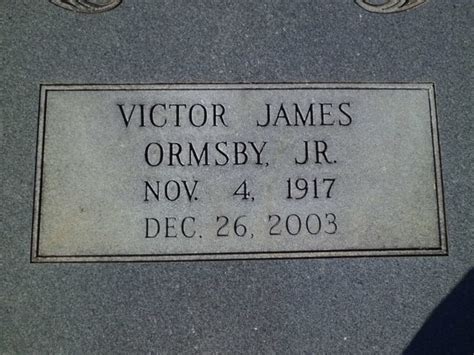Victor James Ormsby Jr 1917 2003 Find A Grave Memorial