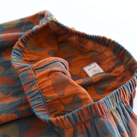 Badu Bg Памучна пижама с панталон Костюм за дамски пролет и есен Памучни домашни дрехи с дълги