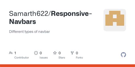 Github Samarth622responsive Navbars Different Types Of Navbar