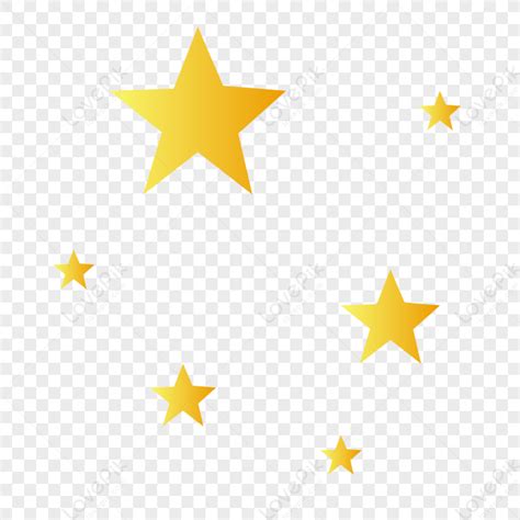 옐로우 스타 펜타곤 어린이 날 장식금색노랑 Png 일러스트 무료 다운로드 Lovepik