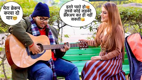 Impressing Cute Girl With Singing And Guitar Prank । Awesome Bollywood Mashup Songs On Guitar