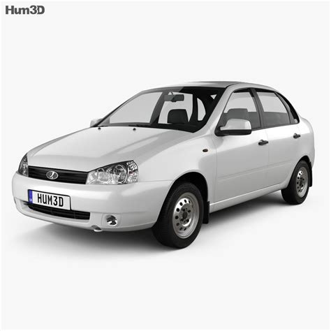 Lada Kalina 1118 Sedan 2014 3d Model Download Sedan On