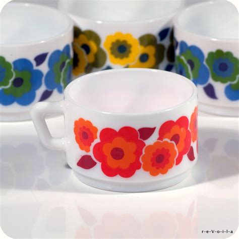 4 Tasses Arcopal Lotus Revoila