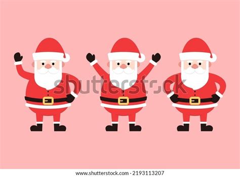 Cute Santa Claus Cartoon Vector Merry Stock Vector Royalty Free 2193113207 Shutterstock