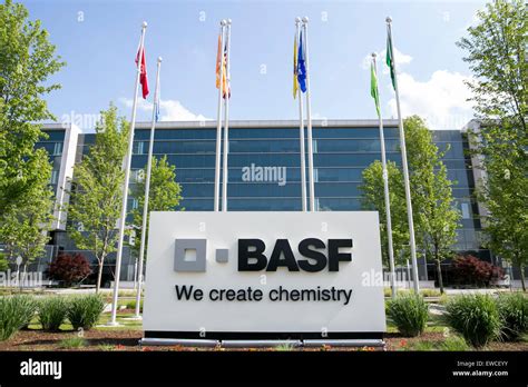 A Logo Sign Outside Of A Facility Occupied By Basf In Florham Park New