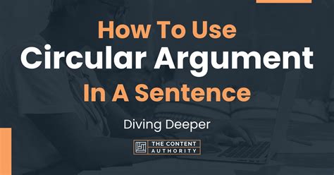 Circular Argument Example Sentence At William Lombard Blog