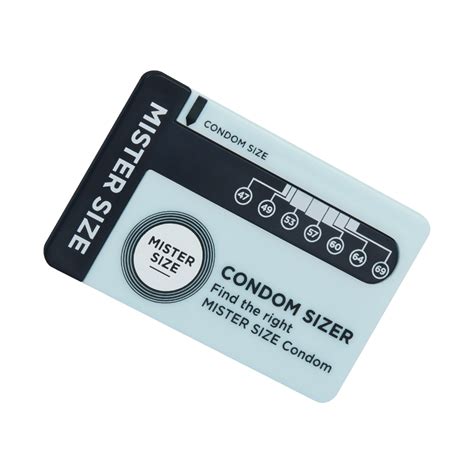 Mister Size Condom Sizer Online Kaufen Bei Kondome24 De