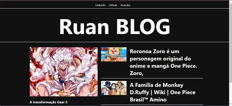 Projeto Blog Angula Ruan Santos Angular Dio