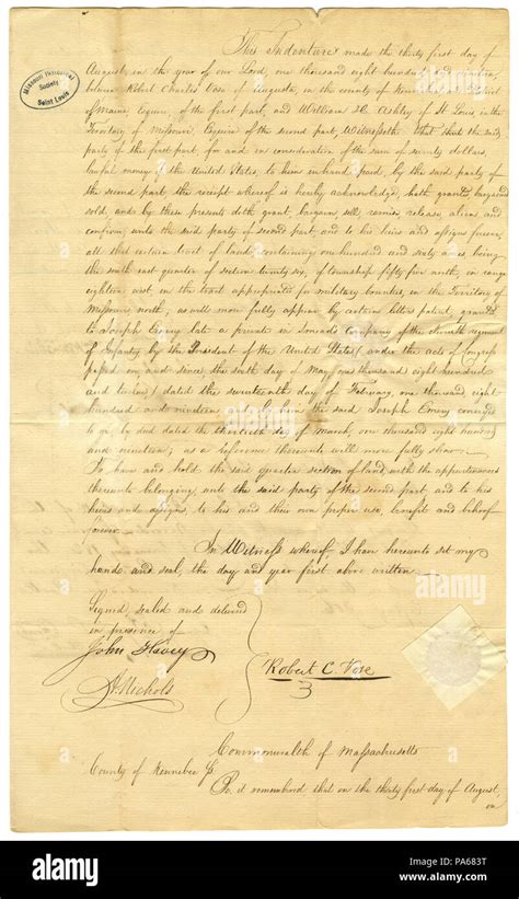 378 Deed Of Robert Charles Vose Augusta Maine To William H Ashley
