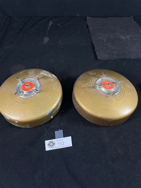 2 Vintage Fire Alarms
