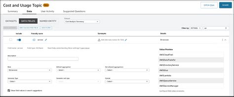 Simplify Aws Cost Data Analysis With Amazon Q In Quicksight Aws Cloud