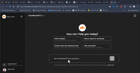 Chatgpt Ai Chat Model With Llama2 Workers Ai Model Honojs And