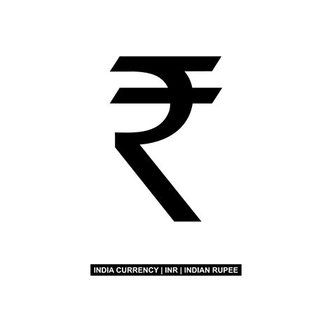 India Currency Inr Rupee Icon Symbol Vector Illustration 12465672 Vector Art At Vecteezy