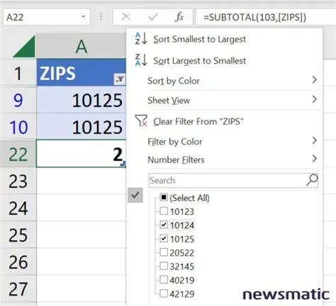 Cómo Usar La Función Countif En Excel Para Contar Valores Específicos Newsmatic