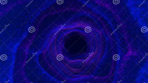 Colorful Tunnel Background Abstract Digital Background Big Data Visualization Data Flow