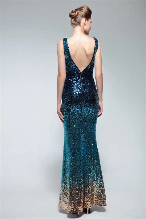 Irina Blue Gold Dress Vogue Lease