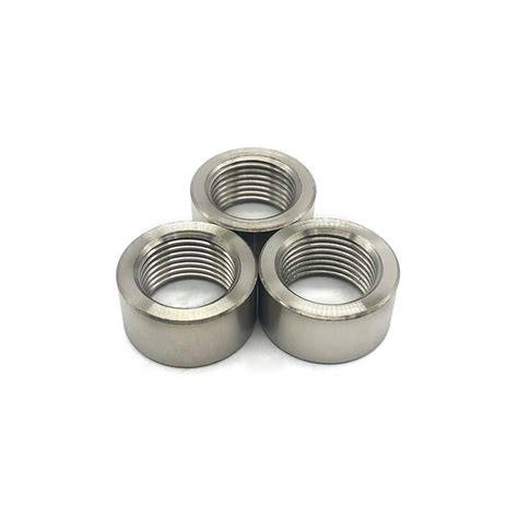 C45 Carbon Steel Mild Steel Tool Steel Passivated Bushing Nut Machining