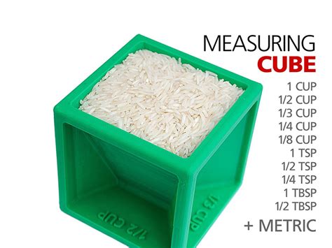 3d Printed Measuring Cube