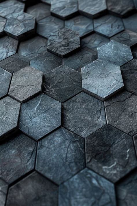 Stacked Hexagons Stock Image Image Of Structure Form 374979061