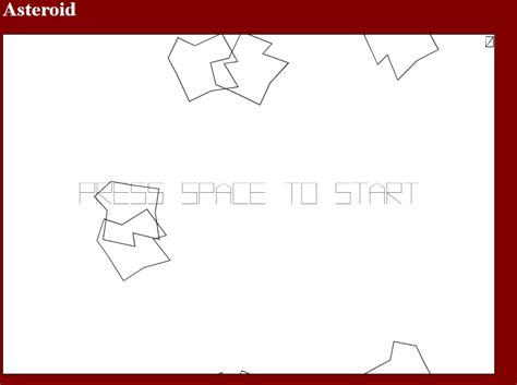 Asteroid Game Using Html And Css In Jquery With Source Code Sourcecodester